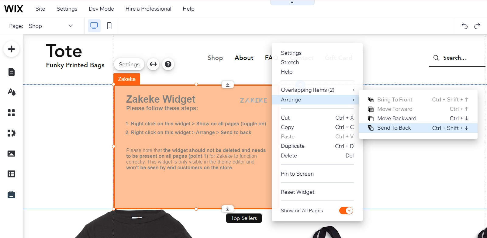 Installation instructions [Wix] – Zakeke