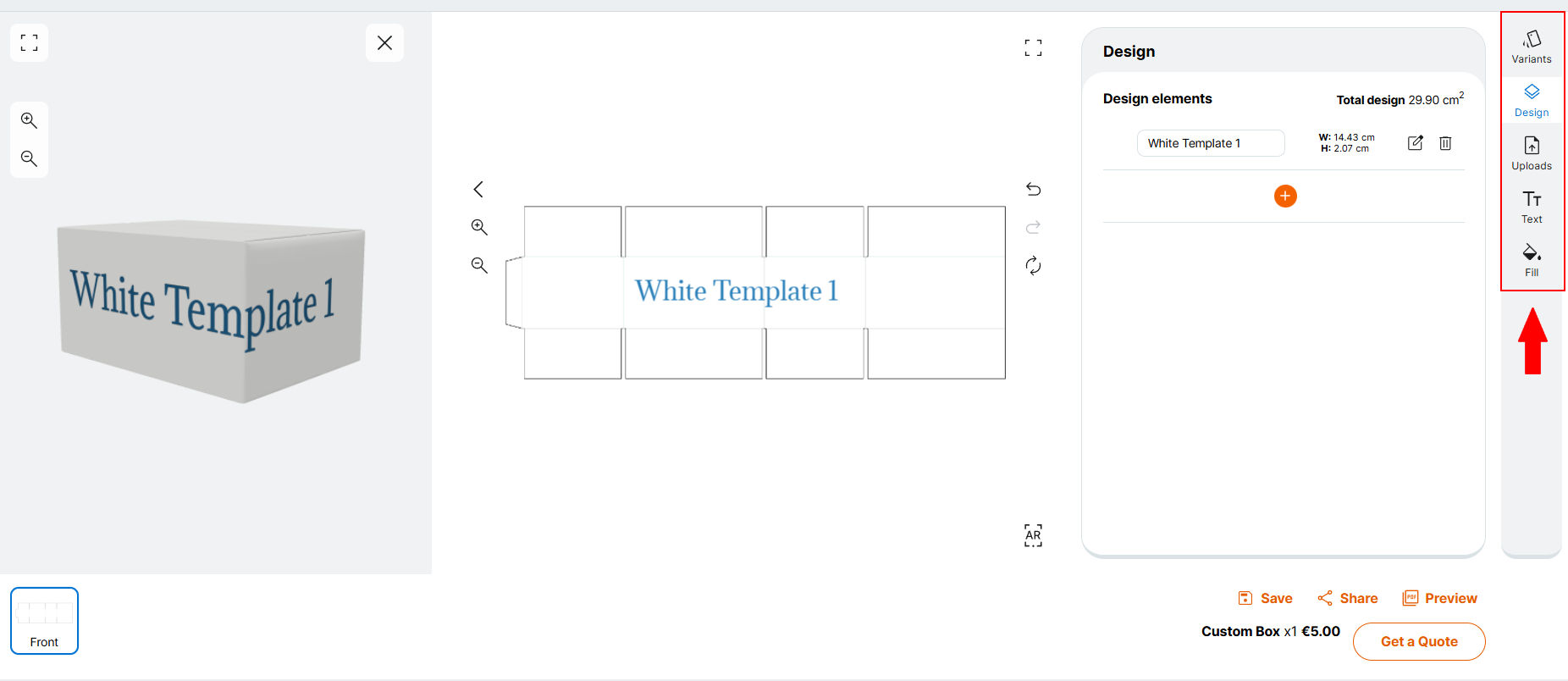 How to associate a pre-designed template with a single variant – Zakeke