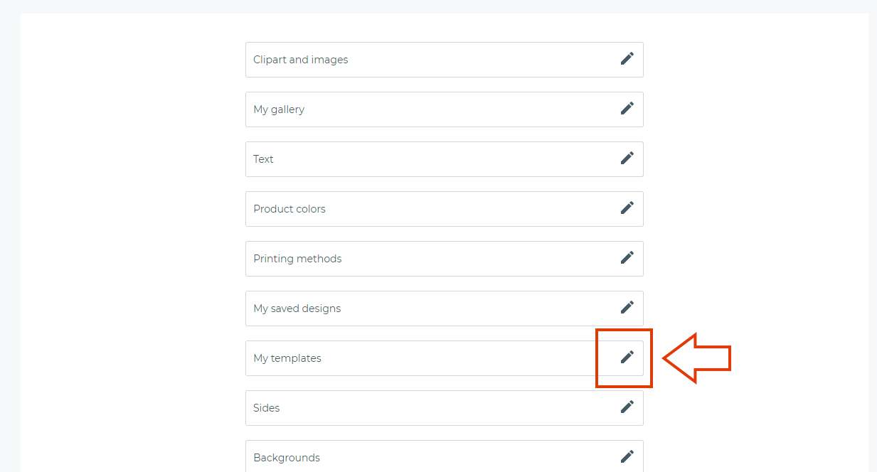 Edit the Tools Names, Icons and Positions – Zakeke